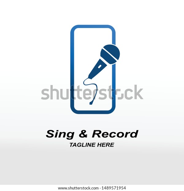 Microphone Logo Design Templates Microphone Logo Stock Vector (Royalty ...