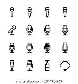 50,580 Microphone Icon Outline Images, Stock Photos & Vectors ...