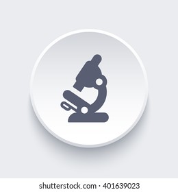 Microscope Icon Lab Research Laboratory Microscope Stock Vector ...