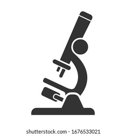 Microscope Icon Sign Laboratory Vector Isolated Stock Vector (Royalty ...