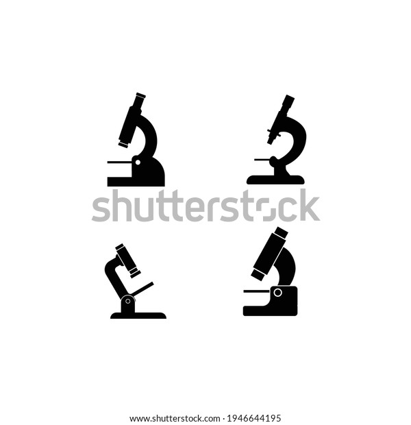 Microscope Logo Stock Vektor Template Stock Vector (Royalty Free ...