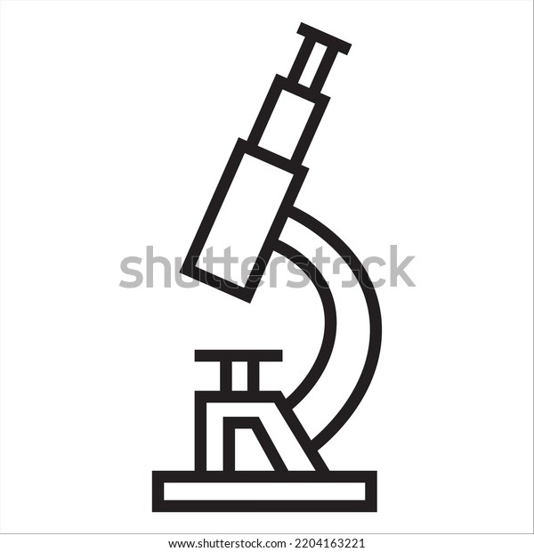 Microscope Safety Corona Virus Medicine Vector Stock Vector (Royalty ...