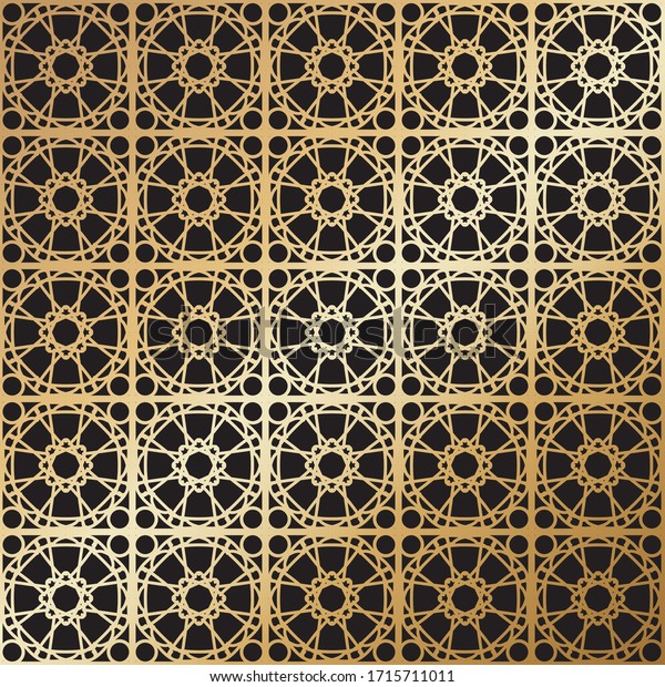 Middle East Geometric Seamless Texture Patterns: เวกเตอร์สต็อก (ปลอดค่า ...