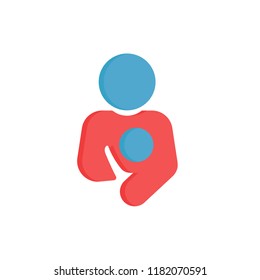 Midwife Icon Vector Flat Design Stock Vector (Royalty Free) 1182070591 ...