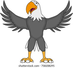 Mighty Bald Eagle Cartoon Stock Vector (Royalty Free) 758208295 ...