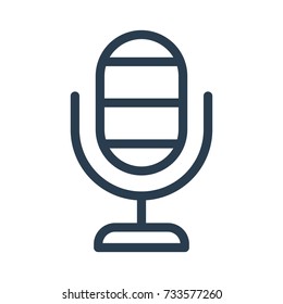 Mike Icon Stock Vector (Royalty Free) 733577260 | Shutterstock