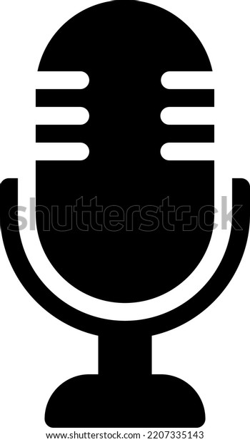 Mike Vector Illustration On Transparent Background Stock Vector ...