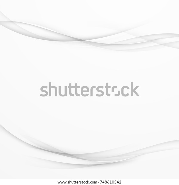 Mild Grey Gradient Smoke Air Swoosh Stock Vector (Royalty Free ...