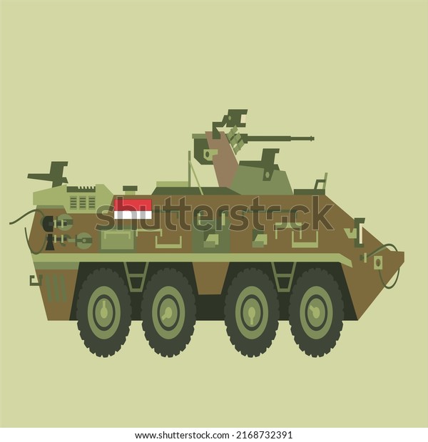 Military Armored Vehicle War Machine Vector Stock Vector (Royalty Free ...