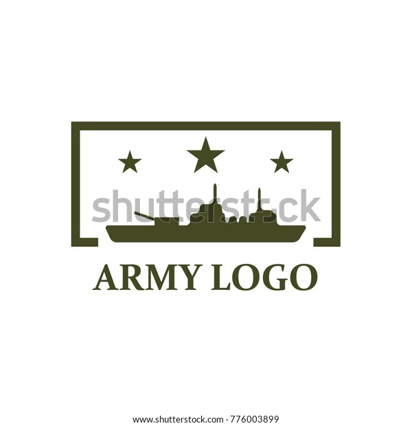 Military Army Logo Design Template Vector Stock Vector (Royalty Free ...