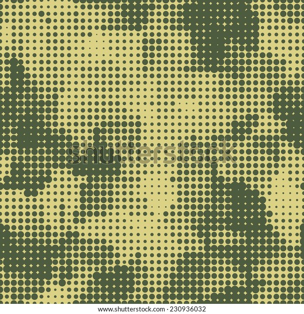 Military Dots Seamless Background Stock Vector (Royalty Free) 230936032 ...
