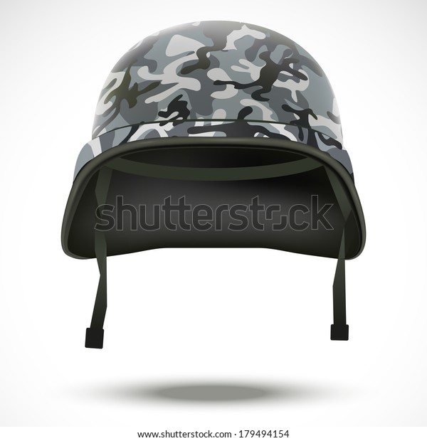 Military Helmet Camouflage Patterns Vector Illustration 库存矢量图（免版税 ...