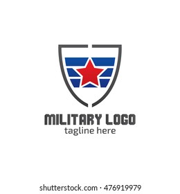 Military Logo Design Template Stock Vector (Royalty Free) 476919979 | Shutterstock