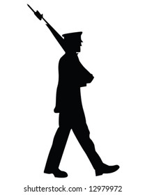 Military Man Vector Illustration Stock Vector (Royalty Free) 12979972 ...
