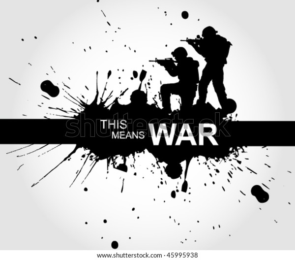 Military Sign Page Header Stock Vector (Royalty Free) 45995938