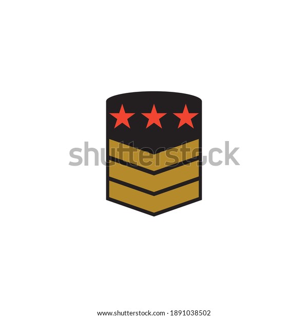 Military Wave Logo Template Vector Symbol Stock Vector (Royalty Free ...