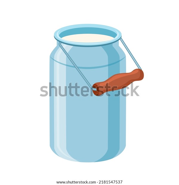 Milk Can Cartoon Vector Metal Container: เวกเตอร์สต็อก (ปลอดค่า ...