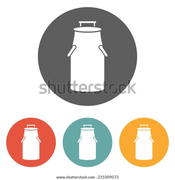 Milk Can Icon Stock Vector (Royalty Free) 231009073