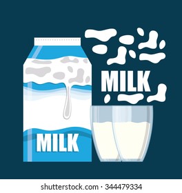 Milk Frame Graphic: vector de stock (libre de regalías) 412656256 ...