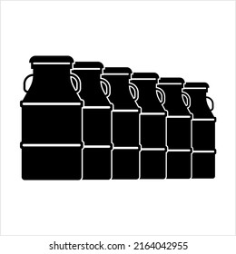 Milk Container Icon Milk Container Used Stock Vector (Royalty Free ...