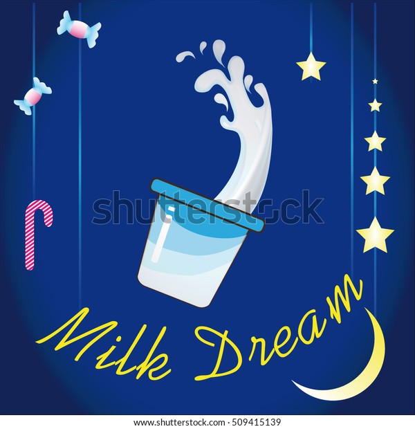 Milk Dream Stock Vector (Royalty Free) 509415139 | Shutterstock