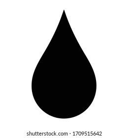 Milk Drop Icon Vector Black Stock Vector (Royalty Free) 1709515642 ...