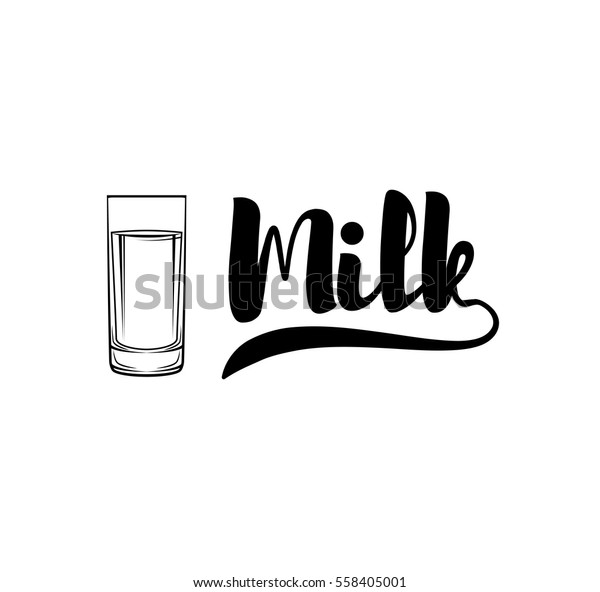 Milk Glass Vector Illustration Isolated On Stock Vector (Royalty Free ...