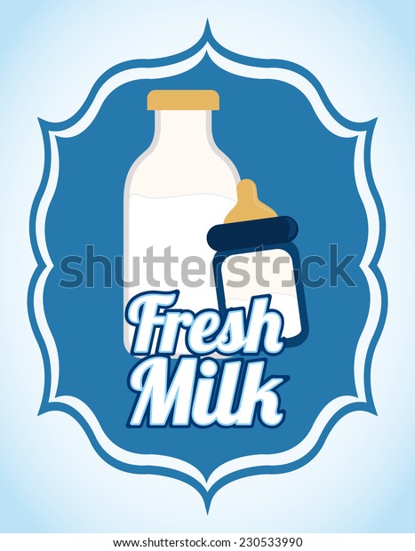 Milk Graphic Design Vector Illustration Stock Vector (Royalty Free ...