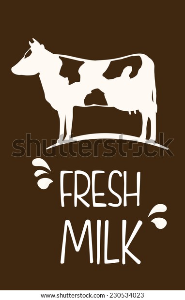 Milk Graphic Design Vector Illustration Stock Vector (Royalty Free ...