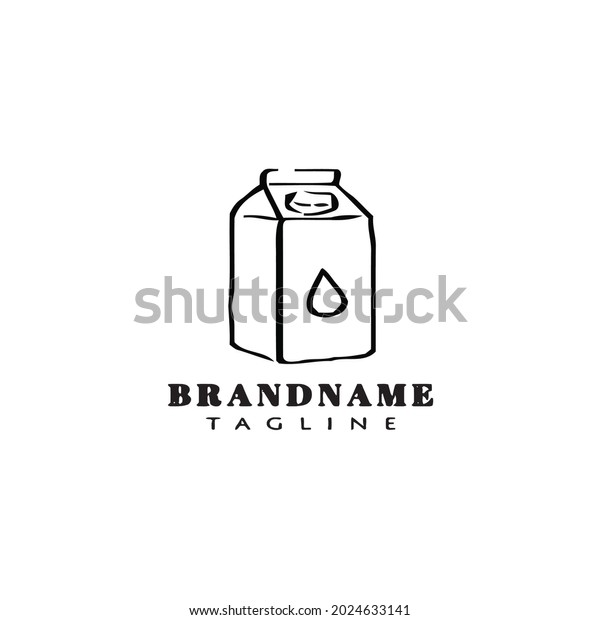 Milk Logo Icon Design Template Modern Stock Vector (Royalty Free ...
