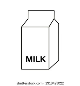 Coloring Book Children Milk Box Stock Vector (Royalty Free) 1280297521