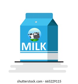 Milk Package Icon Stock Vector (Royalty Free) 665229115 | Shutterstock