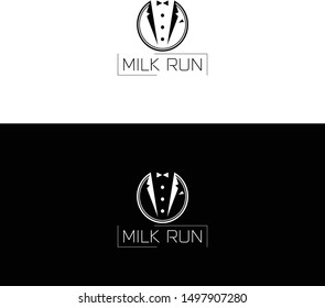 Milk Run Logo Vector Illustration Art Stock Vector (Royalty Free ...
