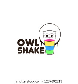 Milk Shake Logo Design Stock Vector (Royalty Free) 1289692201