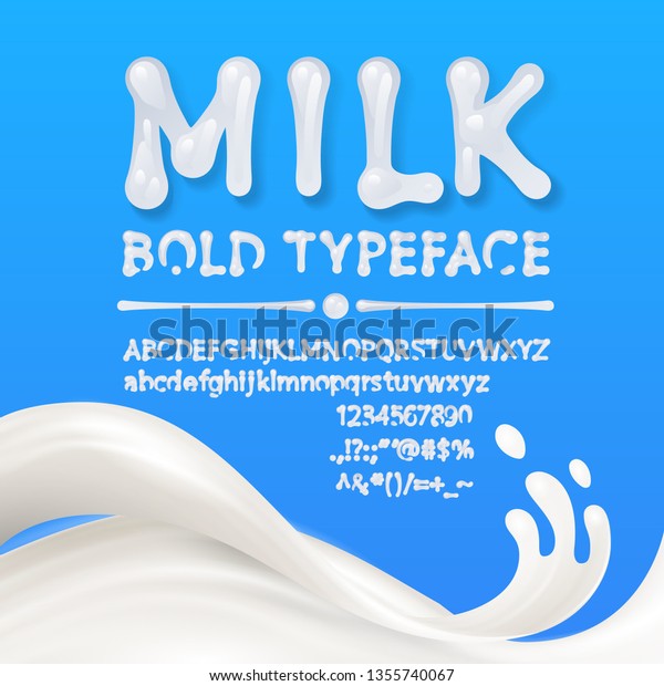 9,897 Fonts Milk Images, Stock Photos & Vectors | Shutterstock