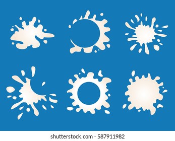 Milk Vector Illustration Stock Vector (Royalty Free) 587911982 ...