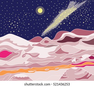 Milky Way Stock Vector (Royalty Free) 521436253 | Shutterstock