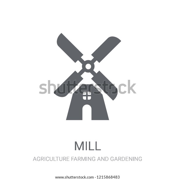 Mill icon. Trendy Mill logo concept on white background from ...