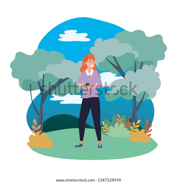 Millennial Person Stylish Outfit Background Frame Stock Vector (Royalty ...