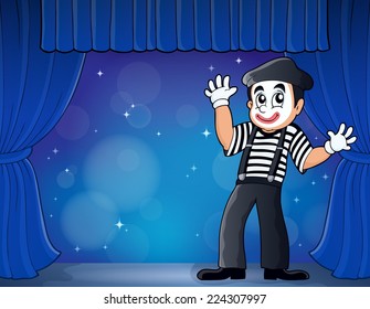 Mime Theme Image 3 Eps10 Vector Stock Vector (Royalty Free) 224307997 ...