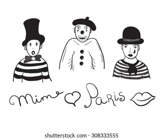 436 Mime silhouette Images, Stock Photos & Vectors | Shutterstock