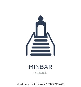 Minbar Icon Trendy Flat Vector Minbar Stock Vector (Royalty Free ...