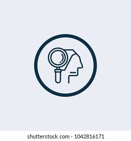 Mind Search Icon Stock Vector (Royalty Free) 1042816171 | Shutterstock