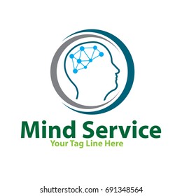 Dna Mind Logo Stock Vector (Royalty Free) 692929591