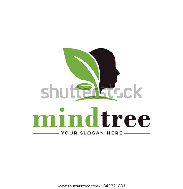 Mind Tree Logo Brain Tree Logoconcept Stock Vector (Royalty Free ...