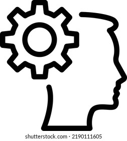 Mind Vector Illustration On Transparent Background Stock Vector ...
