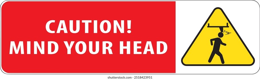 Mind your head sign.ai Royalty-free Stock Vector Images