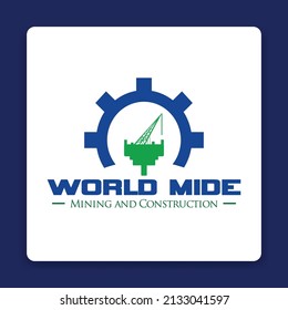 Mineral Mining Symbol Logo Template Stock Vector (Royalty Free ...