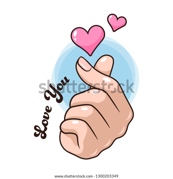 Mini heart vector illustration