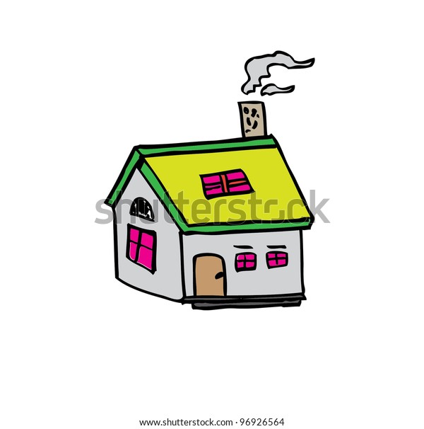 Mini House Cartoon Vector Illustration Stock Vector (Royalty Free ...